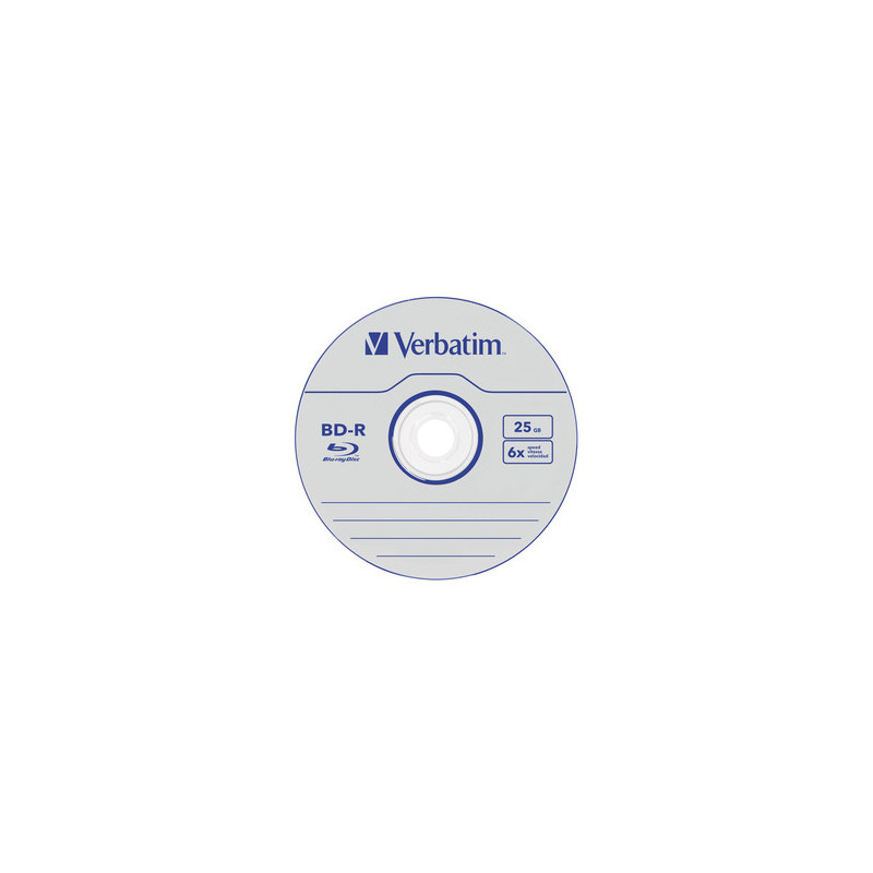 Blu-ray Verbatim BD-R HTL SL Datalife 25GB 6x 50 Pack